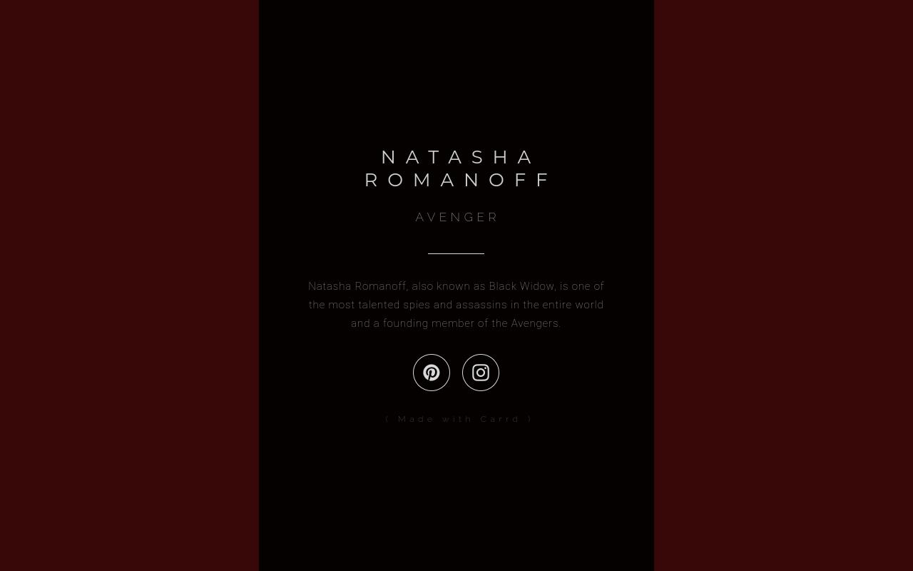 Natasha Romanoff
